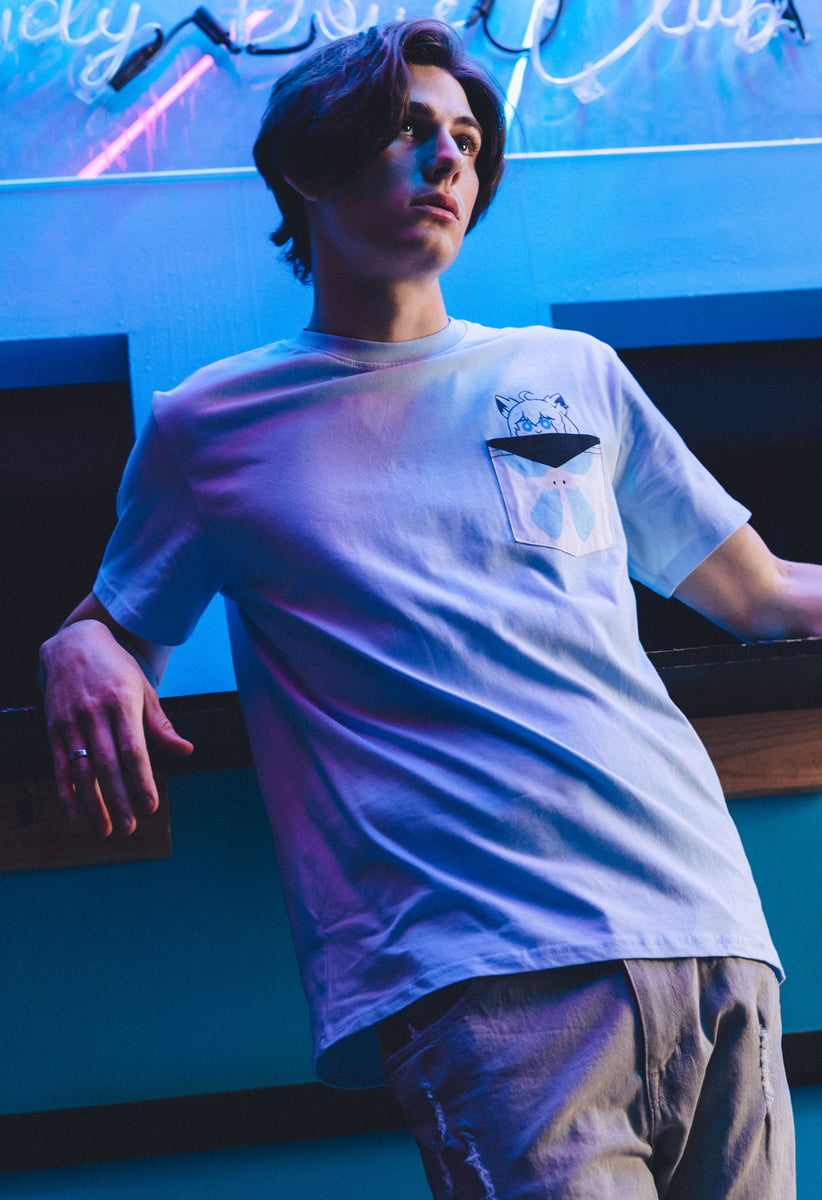 SHIRAKAMI FUBUKI Pocket T-Shirt – OMOCAT