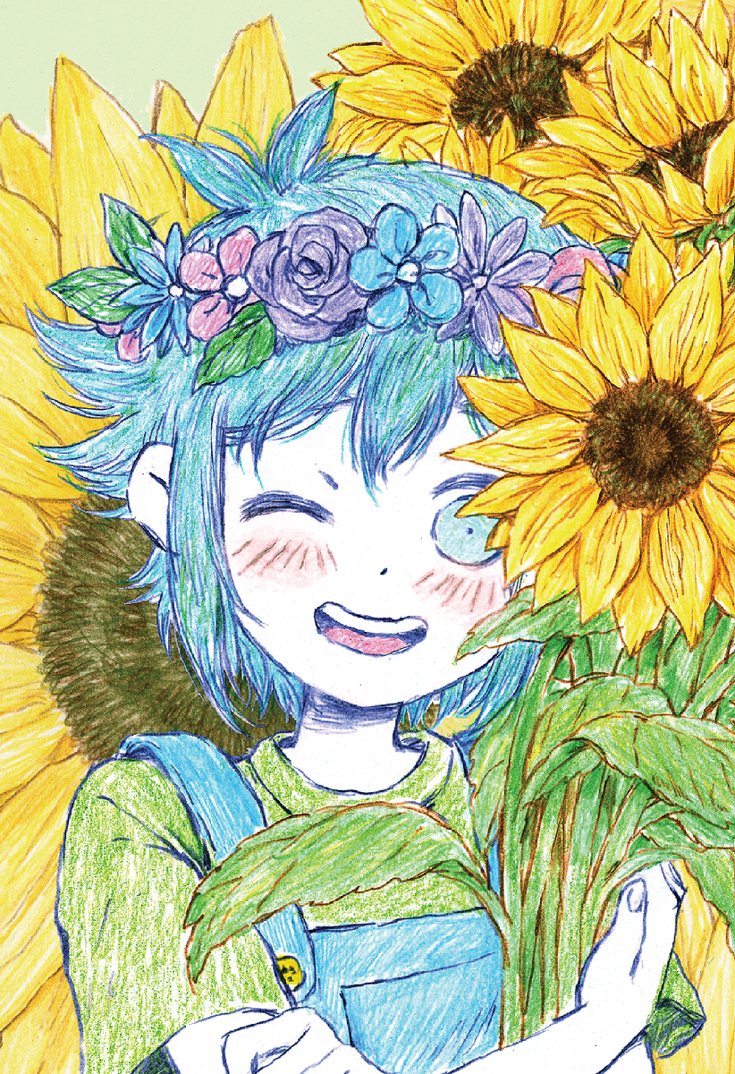 OMORI "Sunflower" Giclée Print – OMOCAT