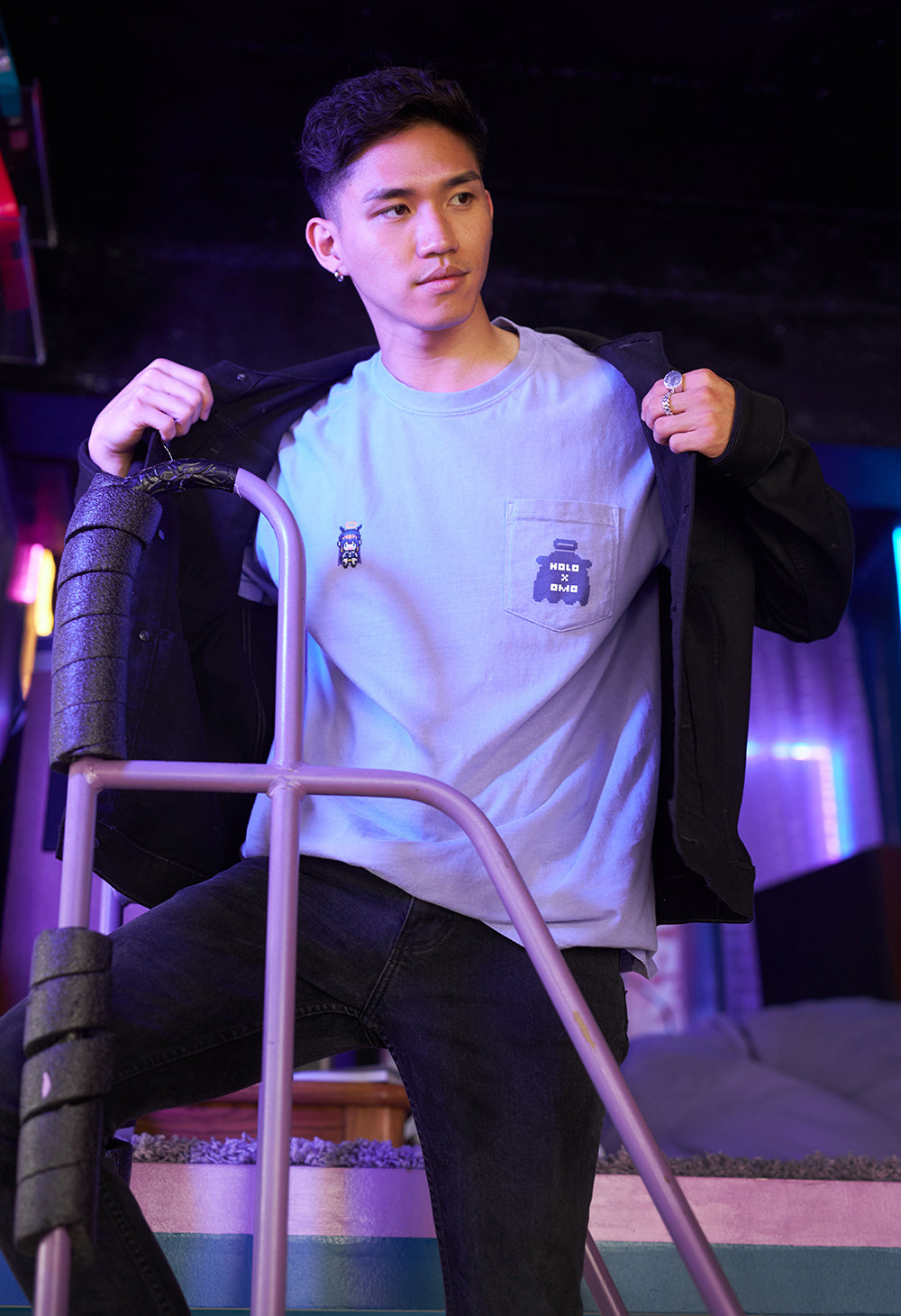 PIXEL INA'NIS Pocket T-Shirt – OMOCAT