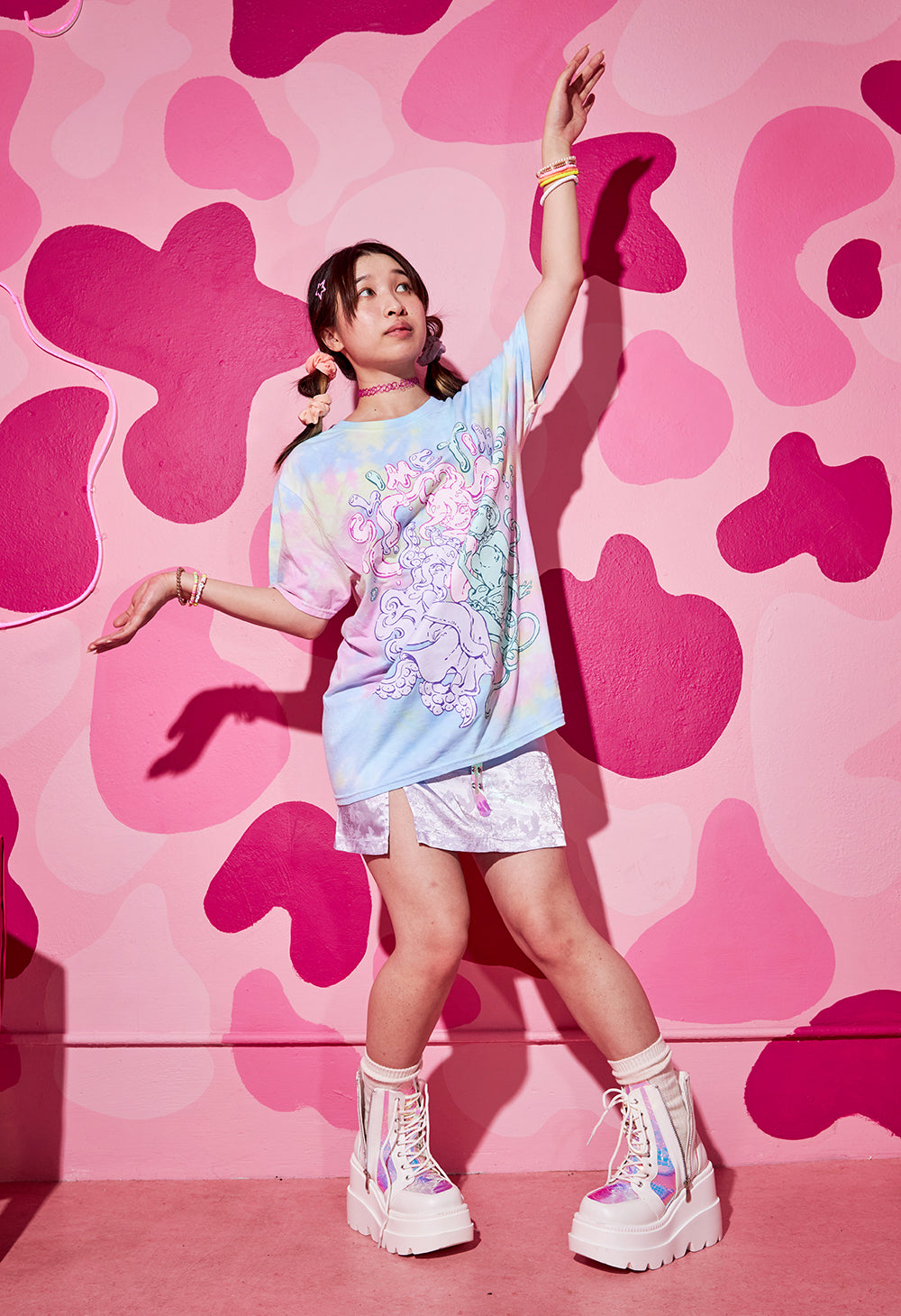 SLIME TIME Tie-Dye T-Shirt – OMOCAT